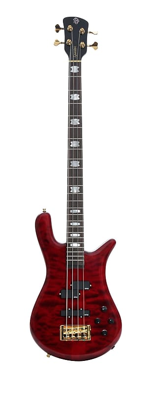 Spector Euro 4LX Electric Bass Guitar in Black Cherry Gloss | Reverb