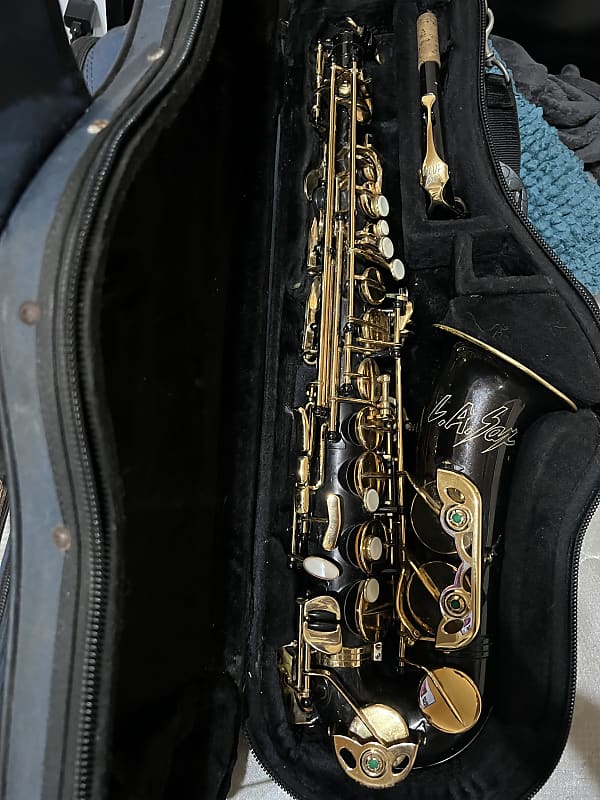 LA Sax Black Lacquer Alto Saxophone | Reverb