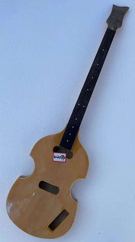 Custom 4 String Violin Bass Guitar Body with Maple Neck, | Reverb
