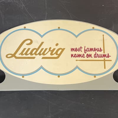 Ludwig Sign 1960s - Original Paint | Reverb