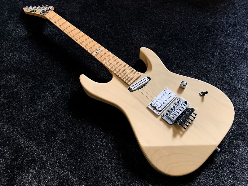 ESP M-II Custom Shop Transparent Beige - ONE OF A KIND - | Reverb