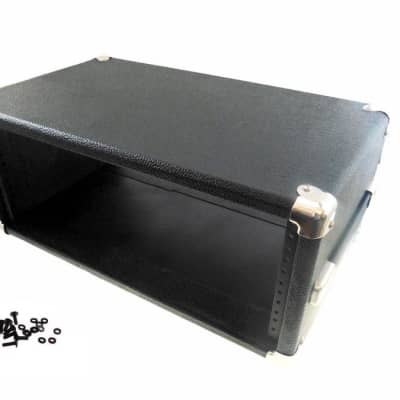 4U Deluxe Effects Rack 7" Deep Rail to Rail W/Handle | Reverb