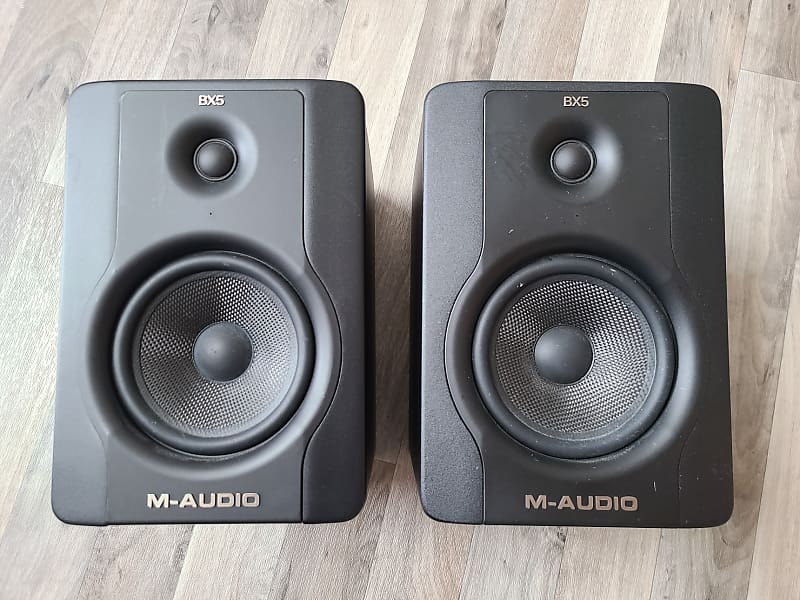M-Audio BX5 D2 (pair) Studio Monitor Speakers - Black | Reverb