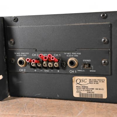 QSC MX 3000a 2-Channel Power Amplifier CG01A9C | Reverb