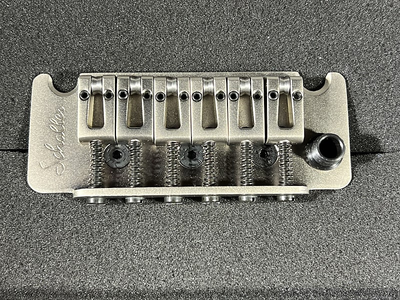 Schaller Vintage Tremolo with Roller Saddles - Satin Pearl | Reverb