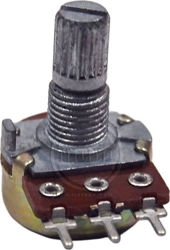 10KA 16MM Short Split Shaft PC Mount Potentiometer | Reverb