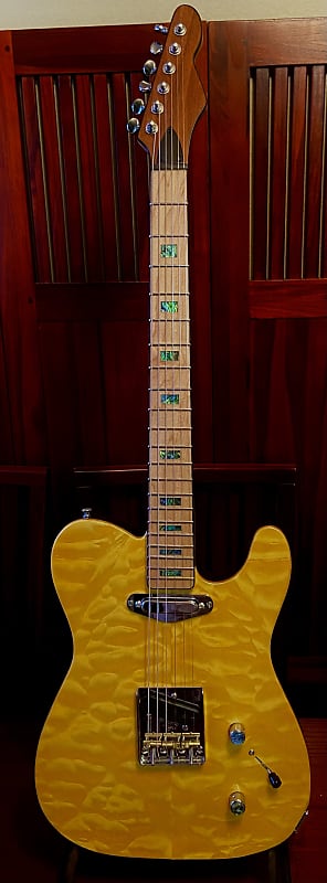 Custom Telecaster Style Guitar 2020 Quilted Maple | Reverb