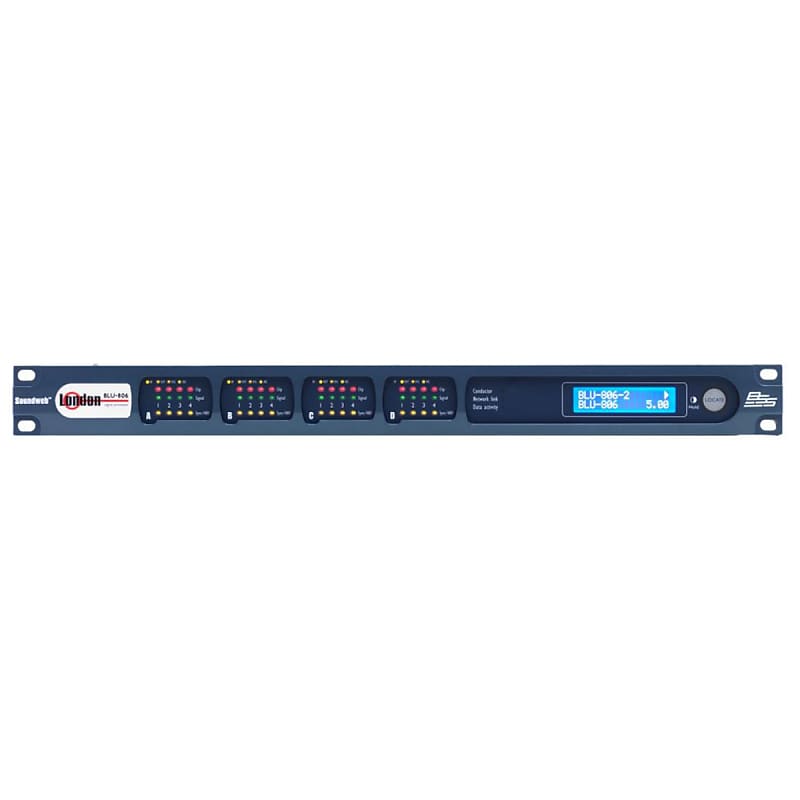 BSS BLU-806 Signal Processor with BLU Link and Dante, AES67, | Reverb