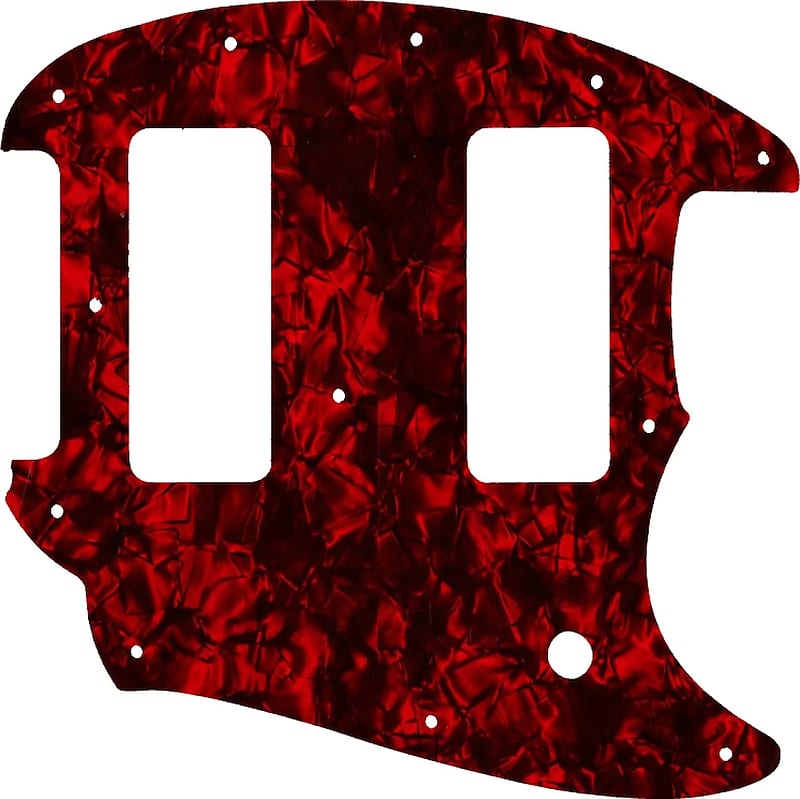 WD Custom Pickguard For Fender OffSet Series Mustang #28DRP | Reverb