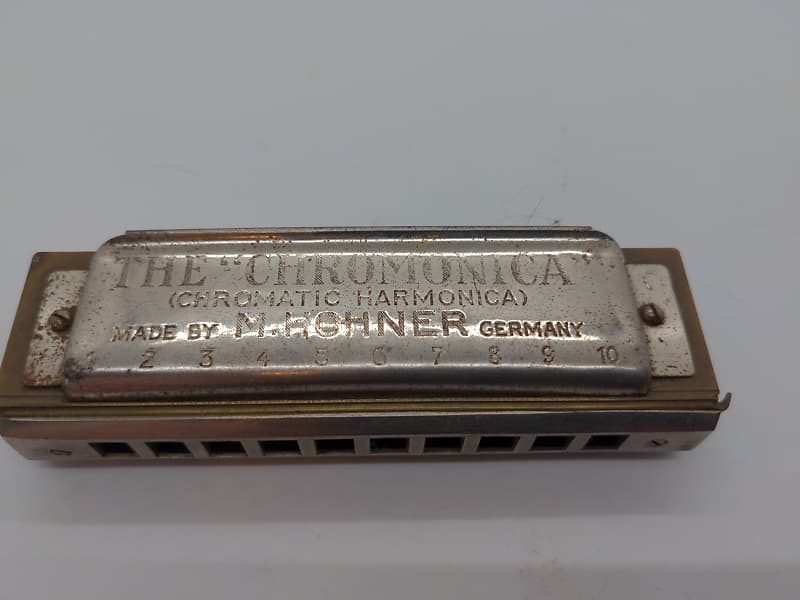 Hohner Chromonica Harp Harmonica pre-WW2 key of C | Reverb