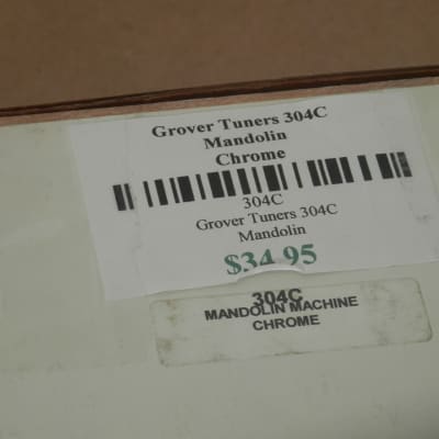 Grover 304C Chrome Mandolin Tuning Head Machines Set new old | Reverb