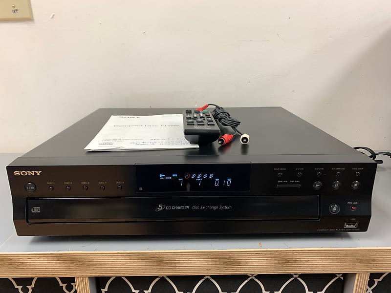 Sony CDP-CE500 CD Carousel 5 Discs & USB Recorder * Remote * | Reverb