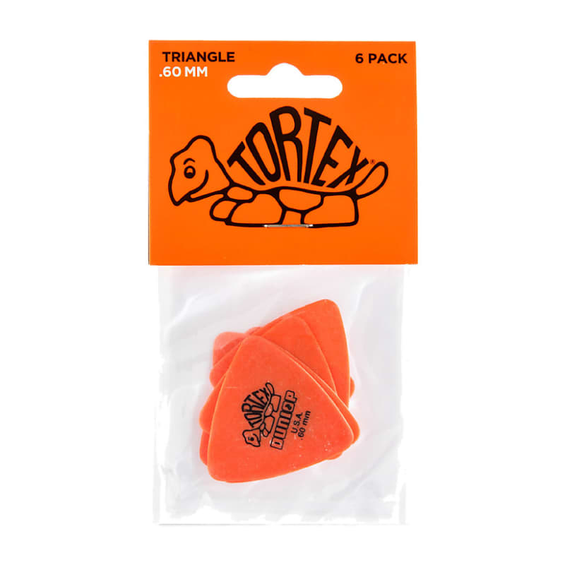 Dunlop Player's Pack | Tortex® Triangle Pick .60mm | 6-Pack | Reverb