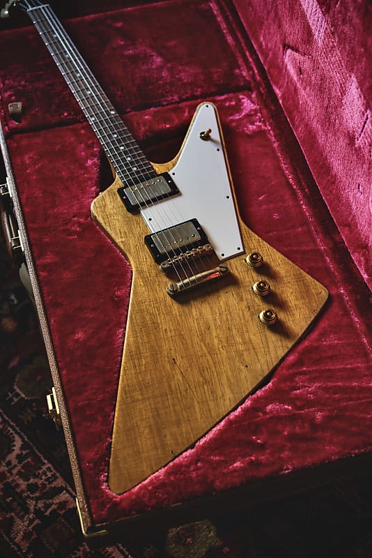 Korina Explorer ‘58 Replica One-piece body/Brazilian | Reverb UK