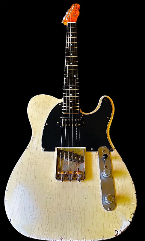 Handmade Telecaster 2024 - Vintage White Nitro Finish | Reverb
