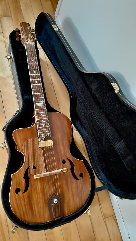 Lefty Violin Guitar Gypsy Jazz Prototype 2022 - handtinted | Reverb