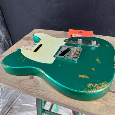Real Life Relics Nitro Tele® Telecaster® Body Aged Sherwood | Reverb