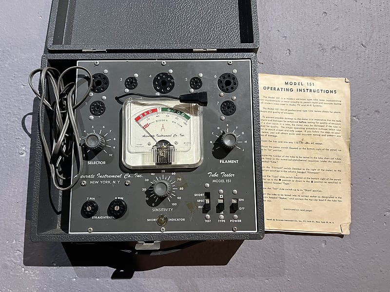 Accurate Instruments Co., Inc Tube Tester 151 | Reverb
