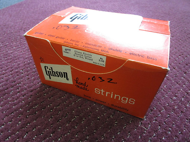 Gibson 50's-60's Sonomatic Vinage Guitar String Box of 12 | Reverb