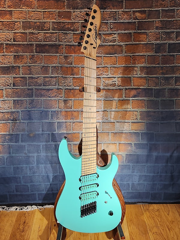 Legator Opus S Multiscale 7-String Seafoam Green New Strings | Reverb
