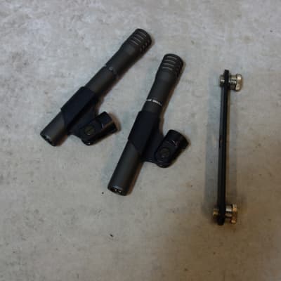 Pair of USA made Shure SM94 condenser microphones with stereo | Reverb