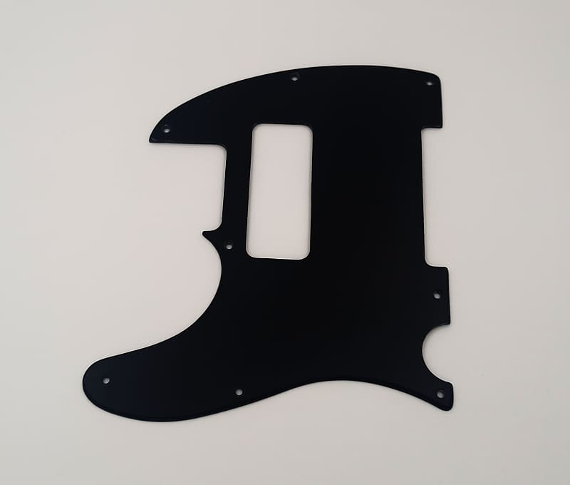 8 hole black acrylic lefthand pickguard for us/mex fender | Reverb