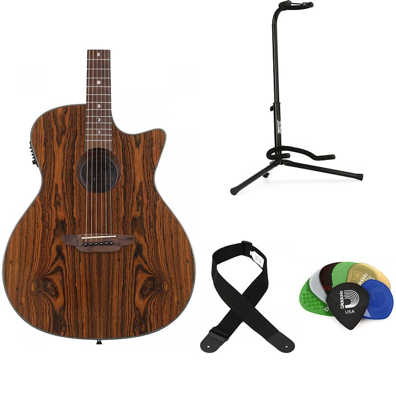 Luna Gypsy Exotic Caidie Acoustic-Electric Guitar Essentials | Reverb