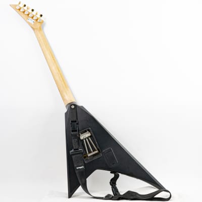 2013 Jackson Randy Rhodes Flying V Floyd Rose Matte Black | Reverb