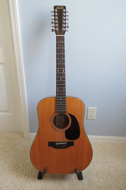 Sano 12 String Acoustic 1970's Model 400.12 | Reverb