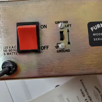 Furman RV-2 1980's Black | Reverb