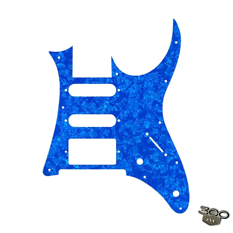 Dark Blue Pearl Ibanez RG350DX Style Pickguard | Reverb
