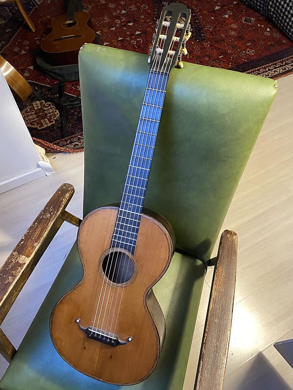 Jerome Thibouville Lamy Romantic french Guitar 1850-1890 | Reverb