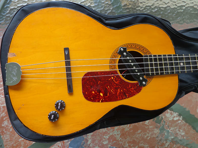 1970's Sears 4 String Cello Guitar - Acoustic Electric - CGDA | Reverb
