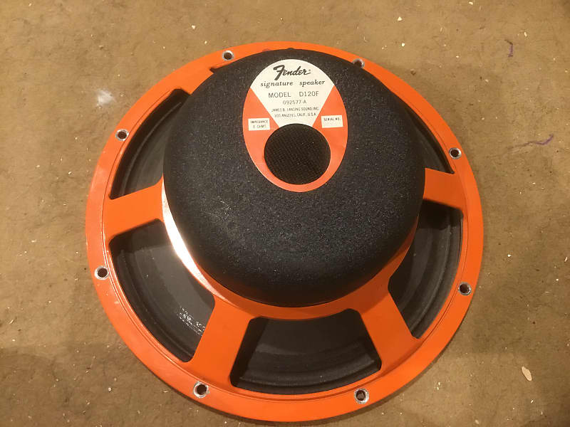 JBL D-120F 1970's orange | Reverb