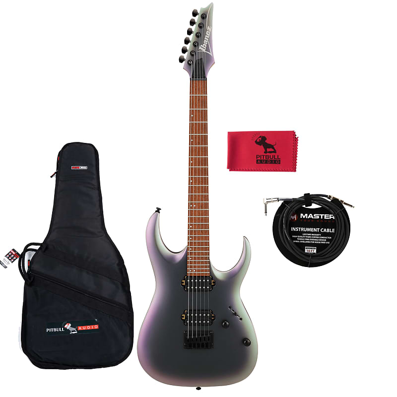 Ibanez RGA42EX RGA Guitar, Black Aurora Burst Matte w/ Bag, | Reverb