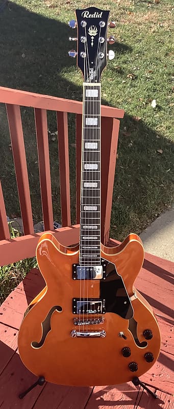 Redid RD-100 2023 - Semi-hollow body - Orange with cream | Reverb
