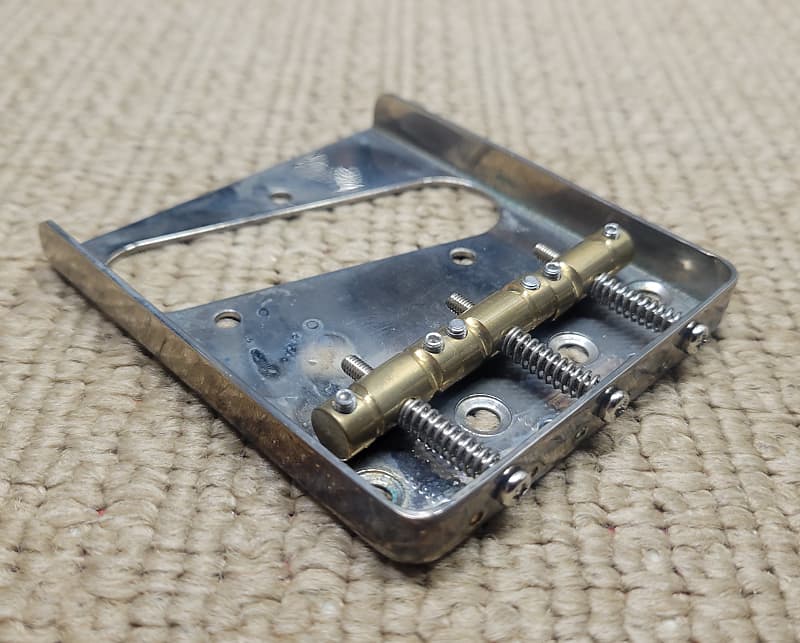 Allparts Aged Telecaster Bridge Nickel Relic Toploader | Reverb