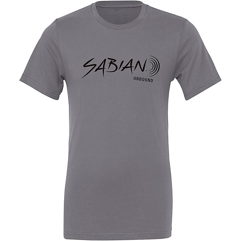 SABIAN Short Sleeve Logo Tee Storm Grey Small | Reverb