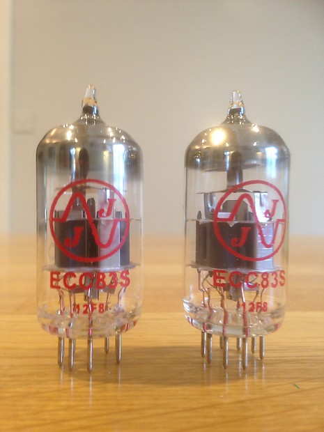 JJ Electronic 12AX7/ECC803 Tubes - Matched pair 2016 Glass | Reverb