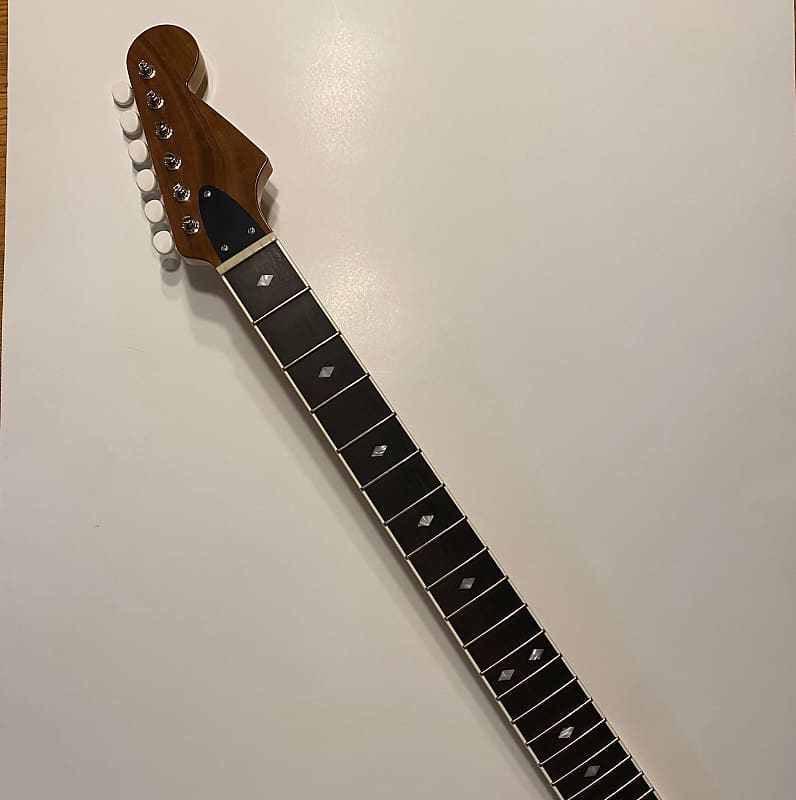 Warmoth '59 Stratocaster Neck Tiltback (Flame maple, Ebony, | Reverb