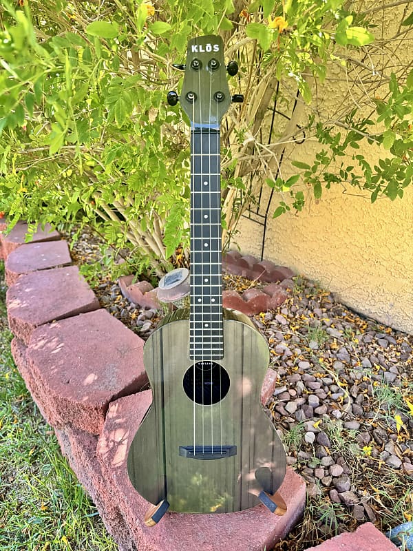 KLOS Acoustic-Electric Tenor Ukulele 2024 - Carbon Timber | Reverb