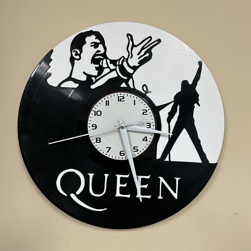 Vinyl Record Artwork Clock - QUEEN | Reverb