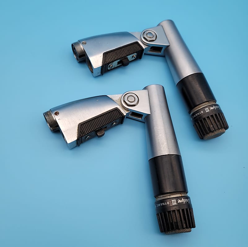 2x Vintage 1970s Shure PE54 Model Microphones - For | Reverb