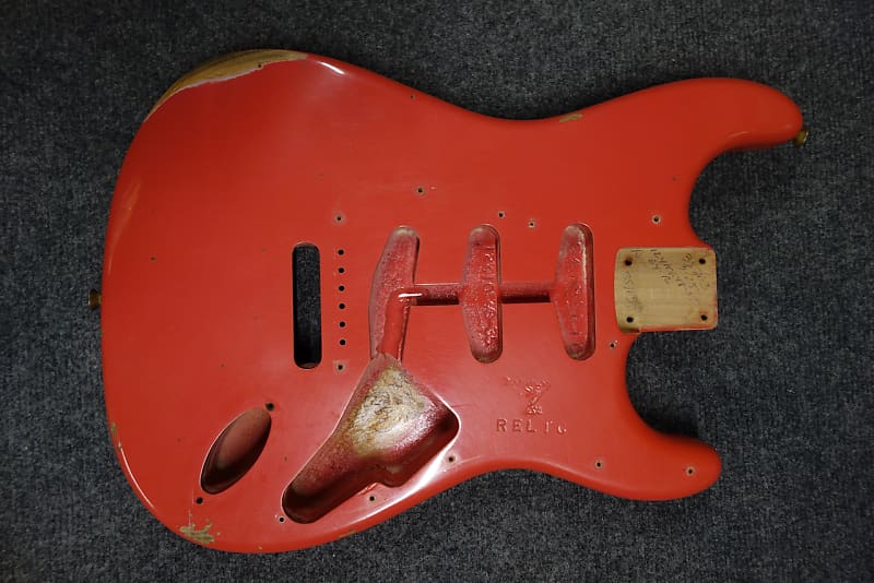 Fender Custom Shop 1964 '64 Relic Stratocaster Body in Faded | Reverb