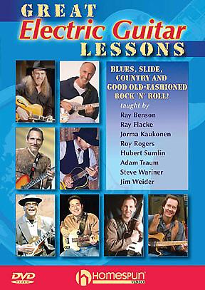 Great Electric Guitar Lessons, DVD - TAB | Reverb
