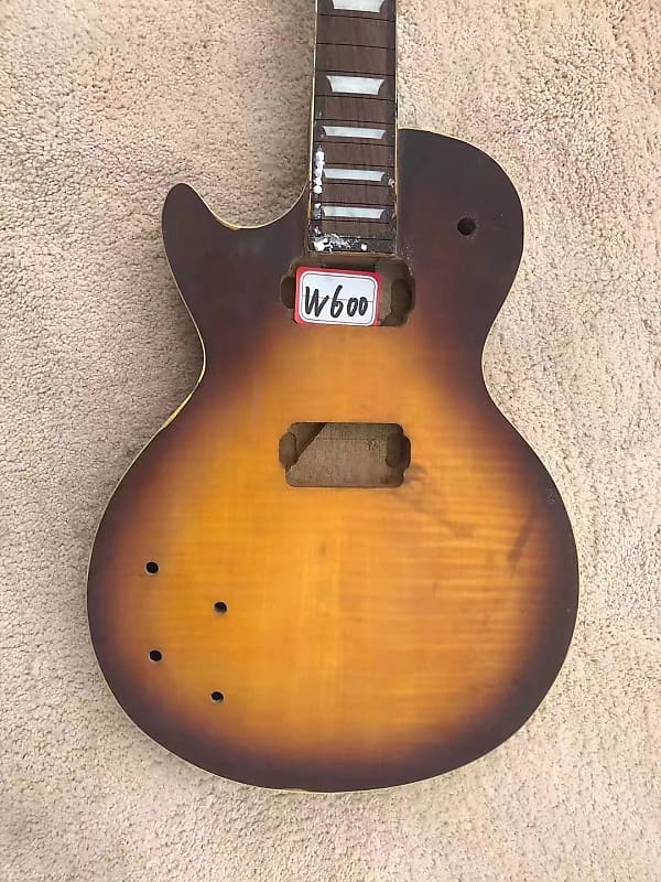 Left Handed Les Paul LP Style Guitar Body with Neck Set in | Reverb