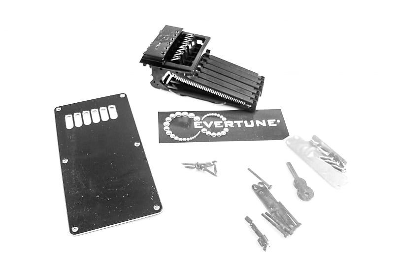 EVERTUNE model F fixed bridge, ET001FB, black | Reverb