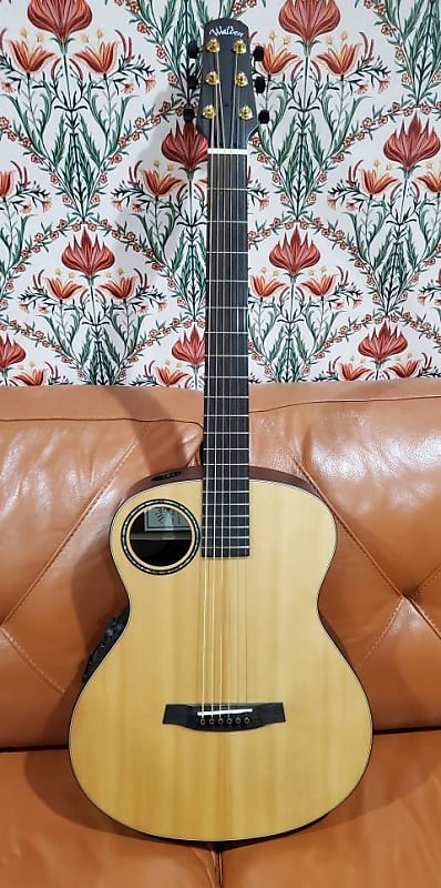 WALDEN B1E Baritone Acoustic-Electric Guitar w/OHC | Reverb