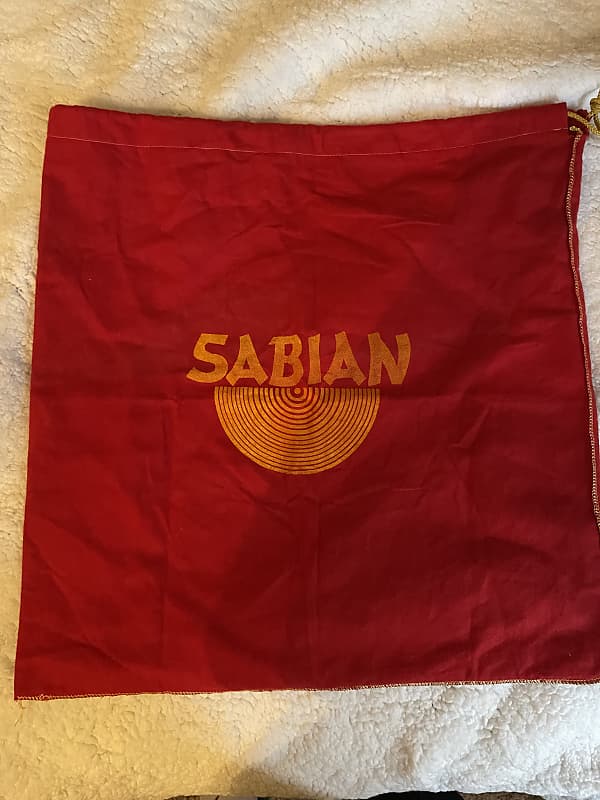 Sabian Vintage Red Velvet Bag | Reverb