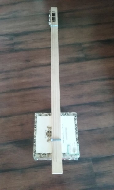 3 String Cigar box Slide Guitar | Reverb